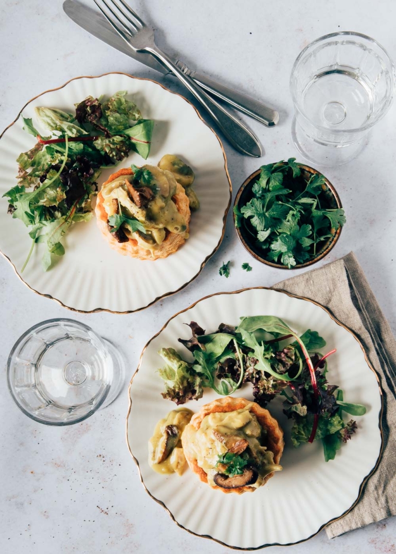 Pasteitje met kippenragout - Uit Paulines Keuken