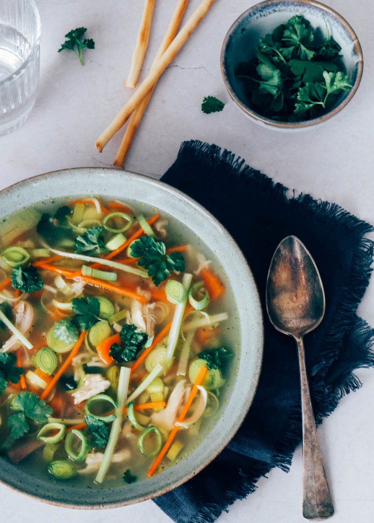 Kippensoep - Uit Paulines Keuken