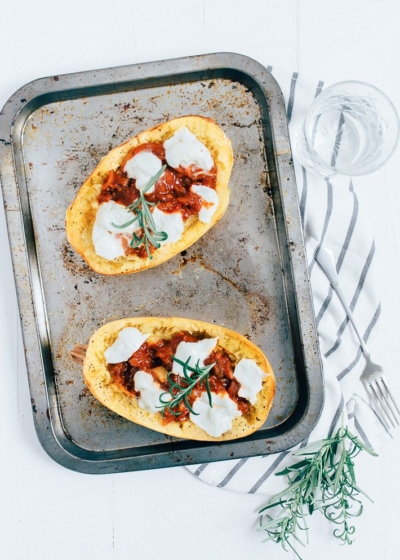 Spaghetti pompoen bolognese - Uit Paulines Keuken
