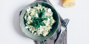 Bloemkool risotto (van bloemkool rijst) - Uit Pauline's Keuken