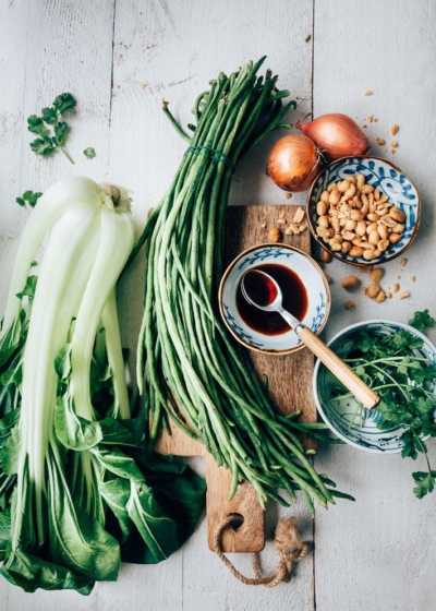 Homemade seroendeng met Aziatische groenten - Uit Pauline's Keuken