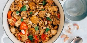 Kip pilav recept met abrikozen (eenpansgerecht) - Uit Paulines keuken