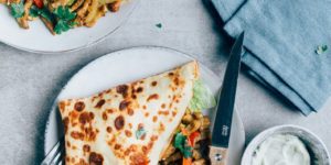 Hartige pannenkoek shoarma - Uit Paulines Keuken