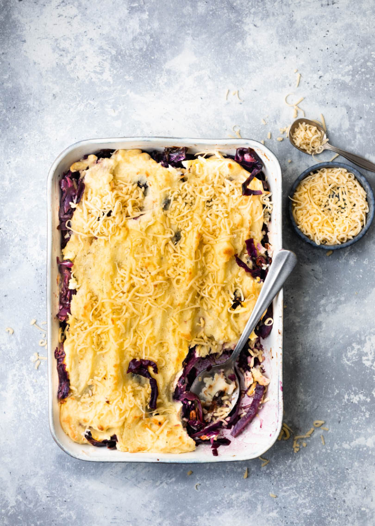 Rode kool ovenschotel - Vegetarisch recept - Uit Paulines Keuken