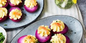 Deviled eggs met zalm - Uit Paulines Keuken