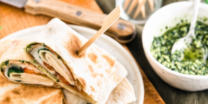 Wrap tosti: wrap in broodrooster - Uit Paulines Keuken